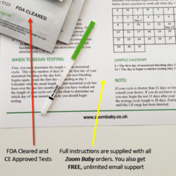 10 Ovulation Tests + 5 Pregnancy Tests - Zoom Baby