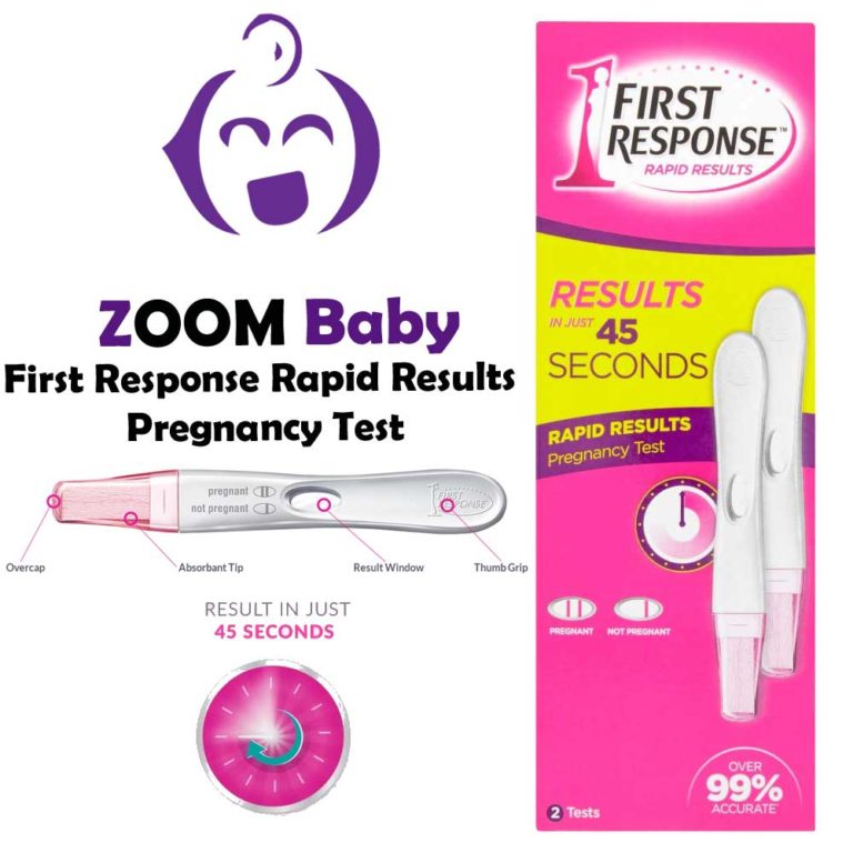 First Response Rapid Results Pregnancy Tests - Zoom Baby
