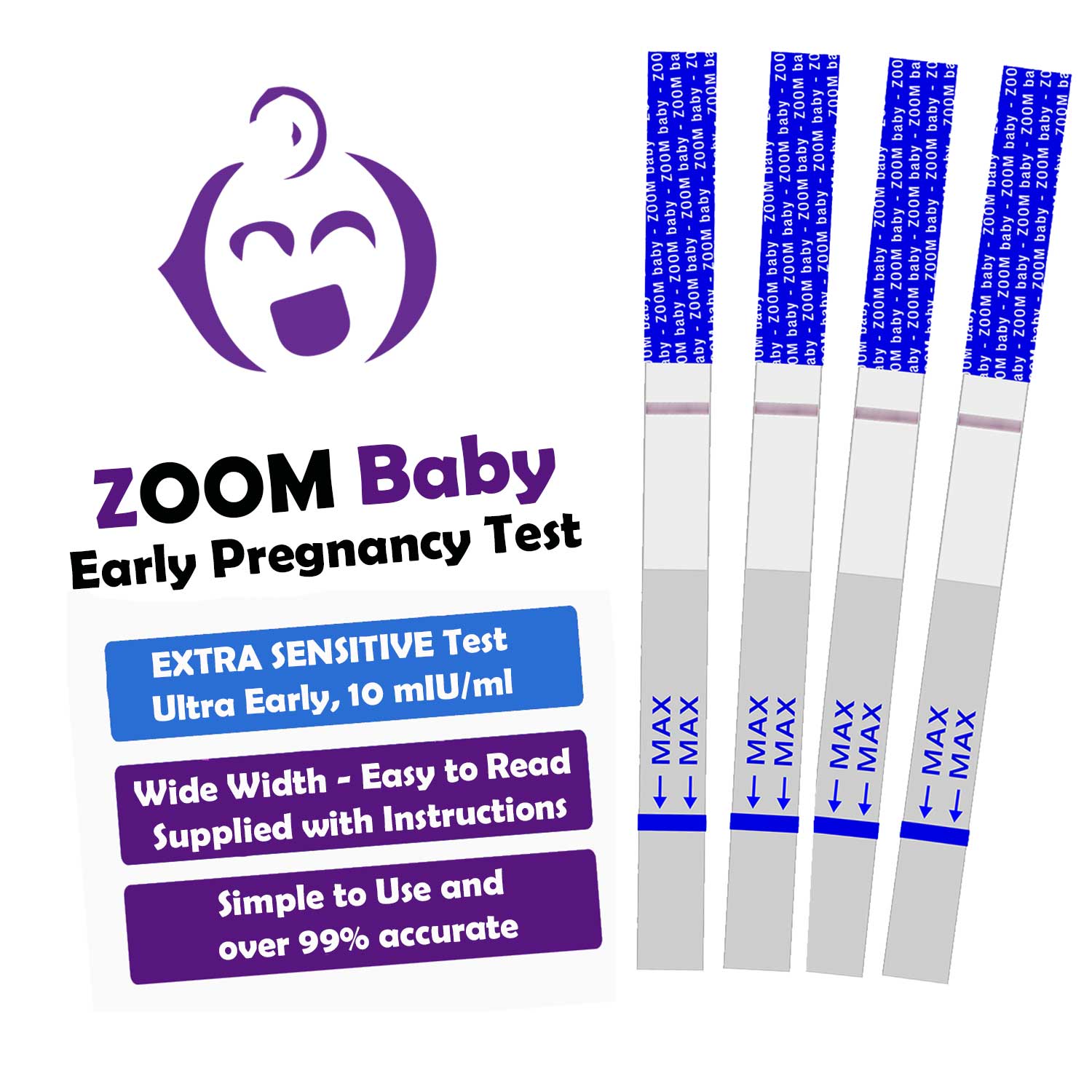 Early Detection Pregnancy Test 100 Pack ClinicalGuard 100-Pack Of ...